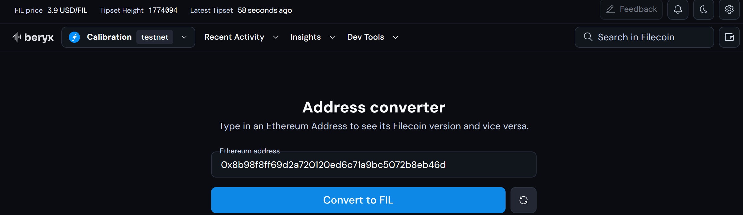 Interacting with an ERC-20 token on Filecoin using web3.js